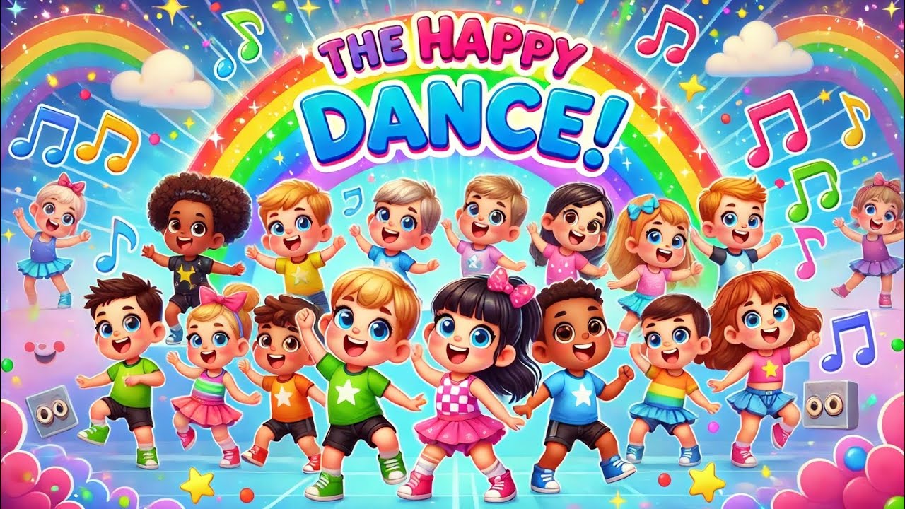 "The Happy Dance – Fun Kids’ Song!" #kidsworld #rhymelyrics # ...