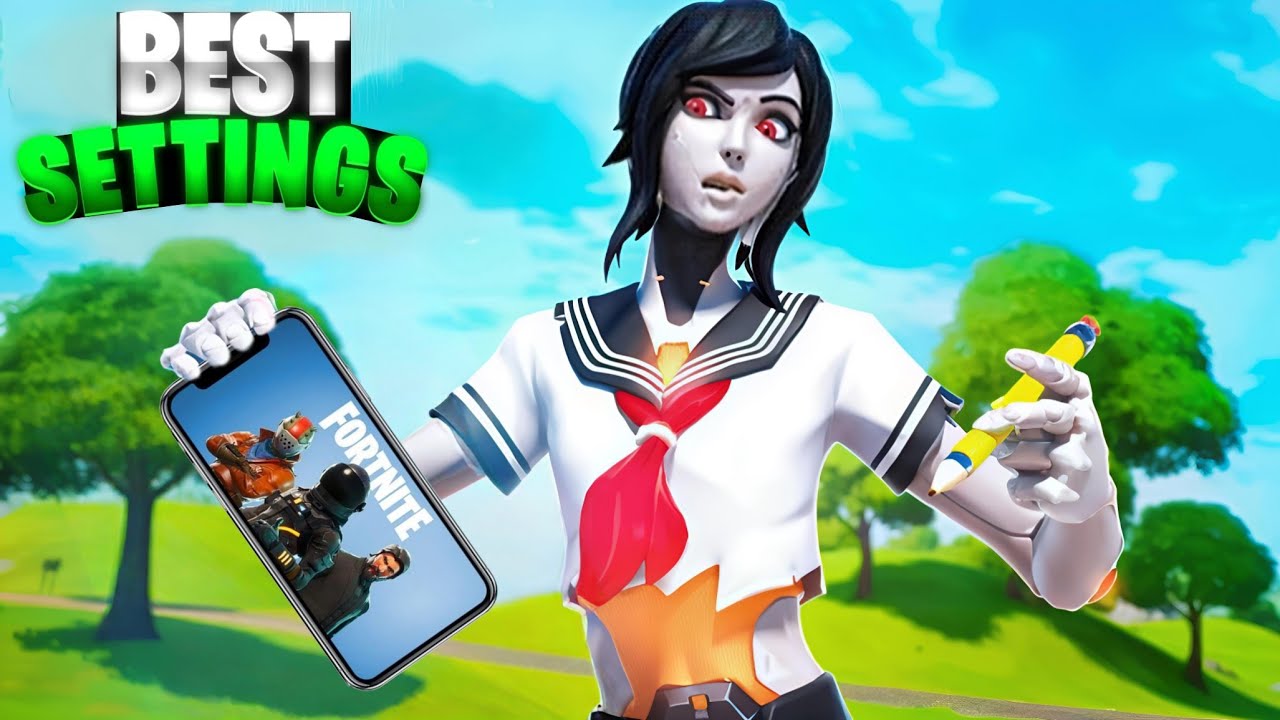 Best Custom Hud Layout And Aim Bot Settings in fortnite Mobile - YouTube