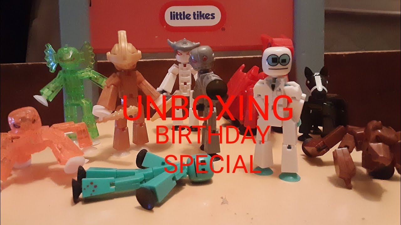 My Birthday Special | Stikbot Knights and Monsters Set Unboxing - YouTube