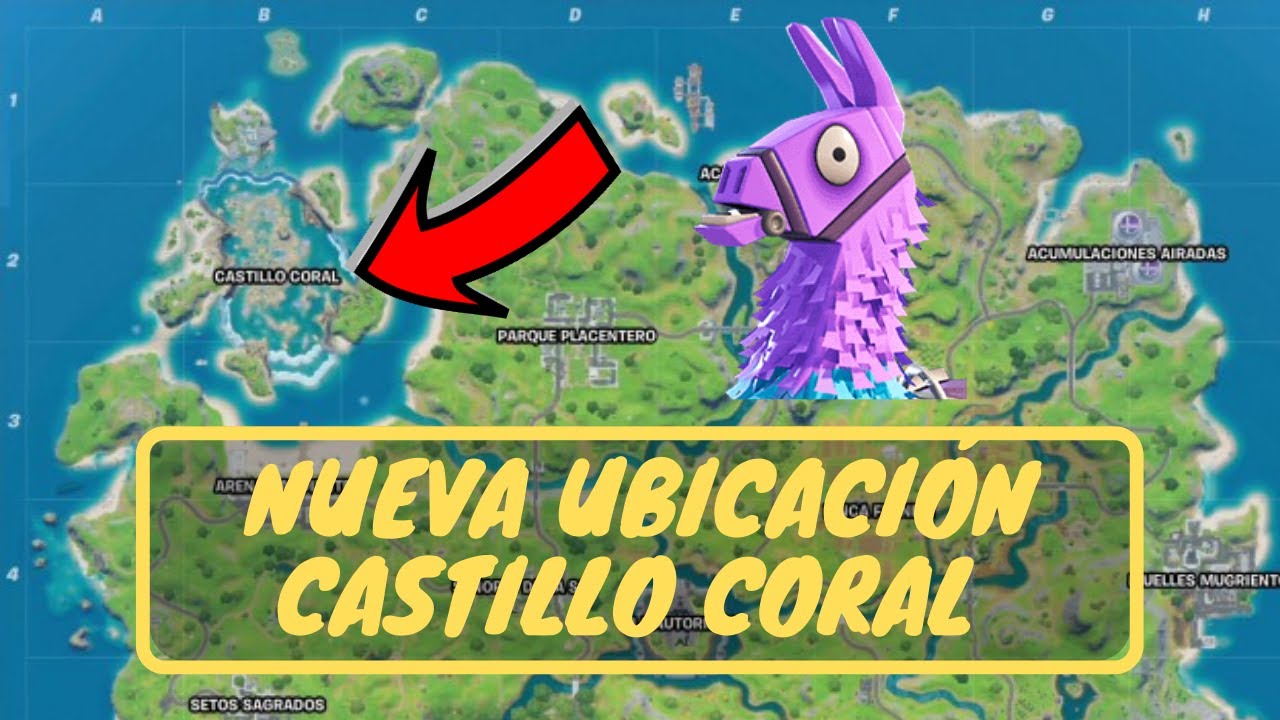 Nueva Ubicación Carl "Atlantis" / Castillo Coral en Fortnite - YouTube