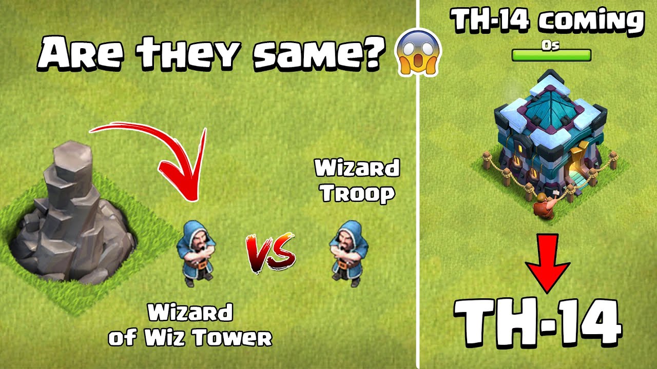 Wizard Vs Wizard Tower's Wizard | TH14 Update 2021 | Clash of Clans ...
