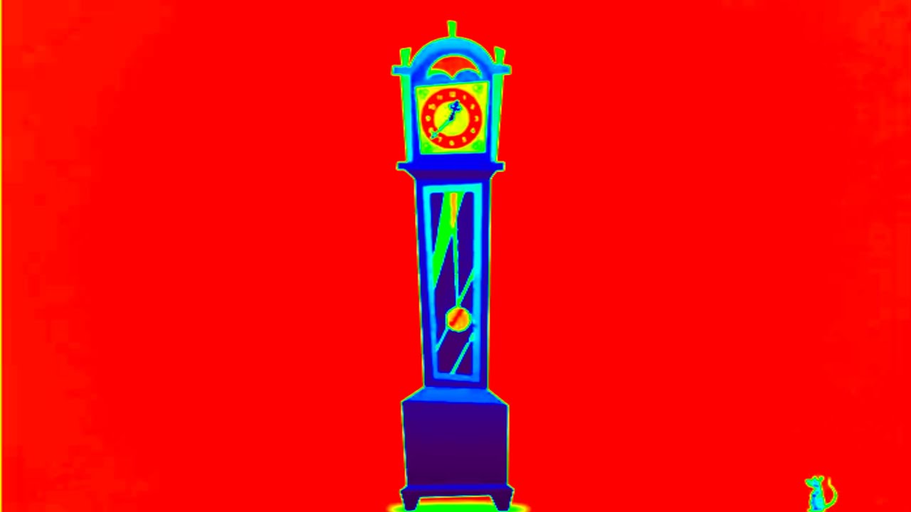 HickoryDickoryDock//Little Mouse Planning To Climb The Clock - YouTube