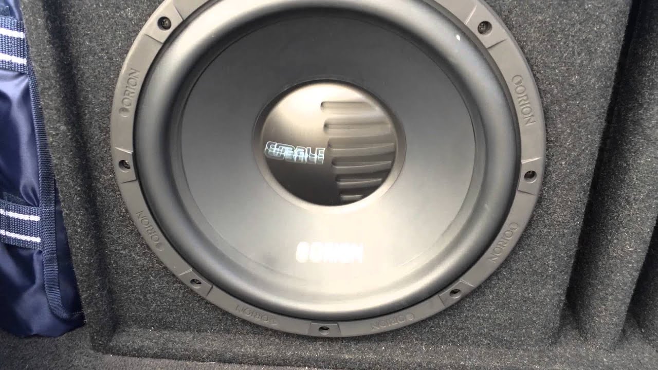 2 12" Orion Subs in an Orion ported box with an Orion 800.1 Amp Pt. 1 ...