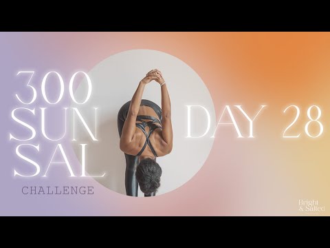 🌞 DAY 28 | Bright & Salted Yoga 30 Day Sun Salutation Challenge - YouTube