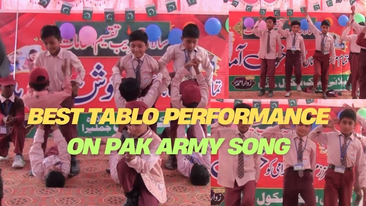 Kids Spectacular Tablo Performance on Pak Army Song in Annual Function ...