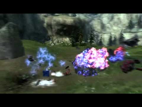 Epic Slo-Mo Explosion - Epic Halo Reach Flag Run - YouTube