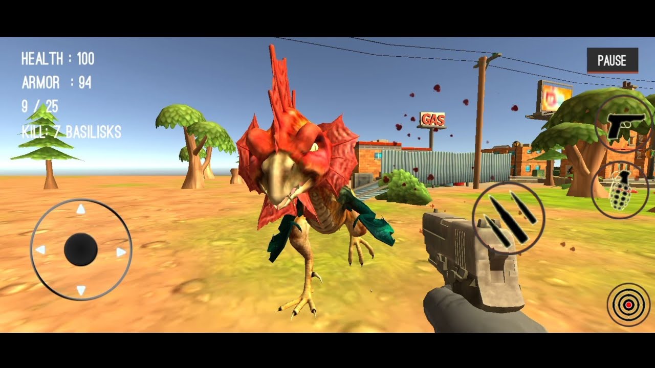 monsters killing city shooting gameplay #1 - YouTube