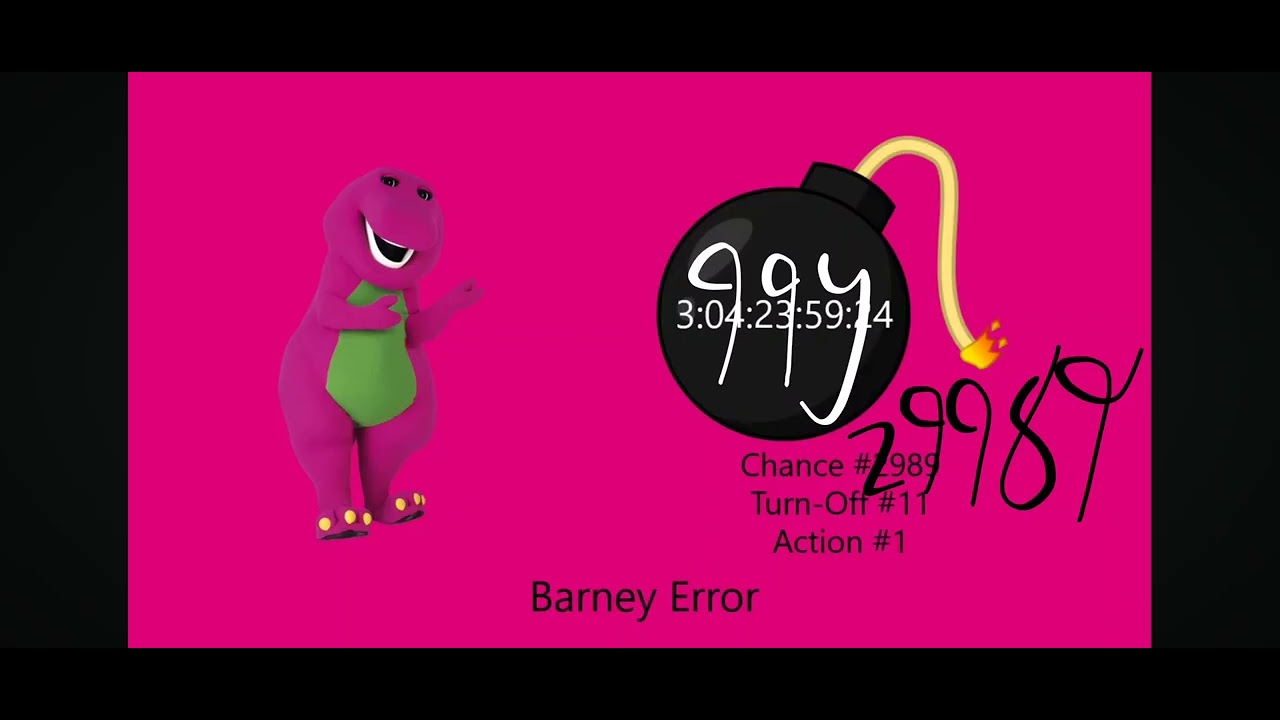 barney error 4 the longest error part 1 - YouTube