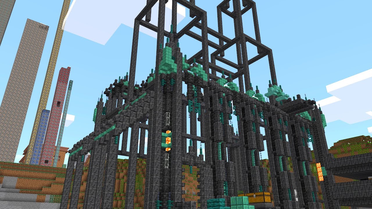 LETS BUILD A CASTLE! 8/7/21 Truly Bedrock #25 Minecraft Bedrock ...