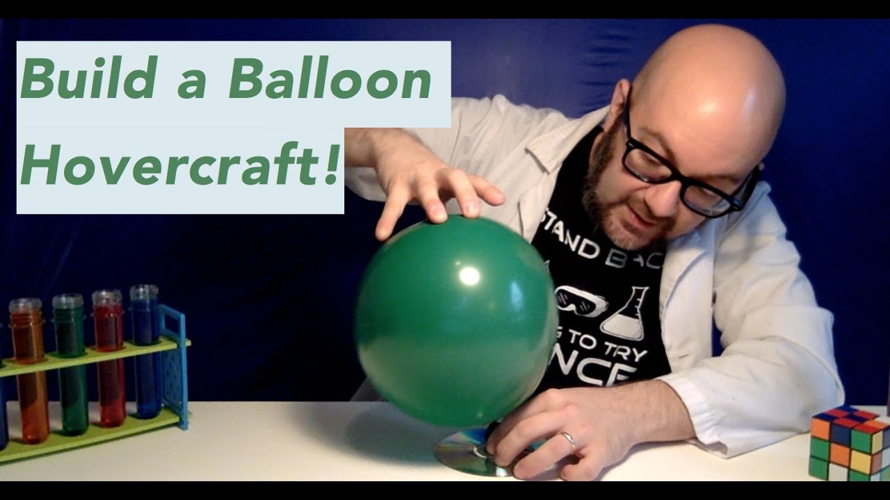 Newton's Laws and a Balloon Hovercraft! - YouTube