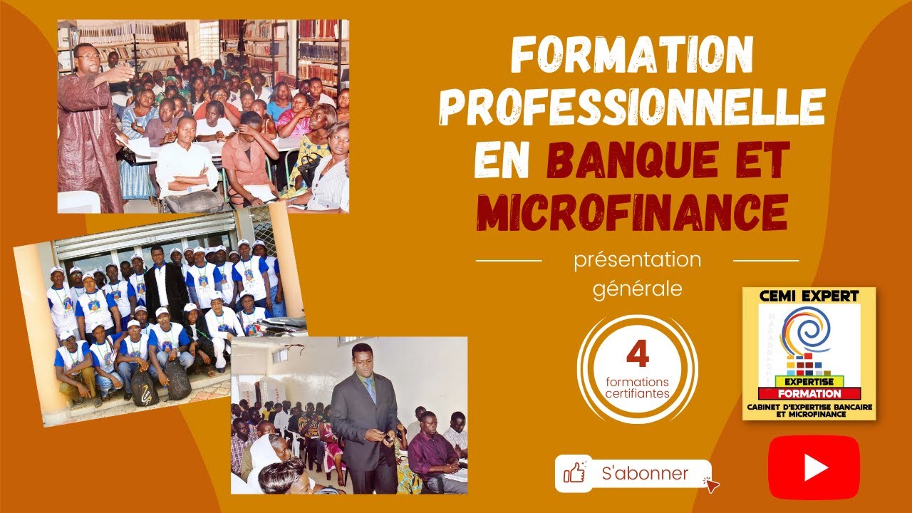 Formation Professionnelle en Banque et Microfinance - YouTube