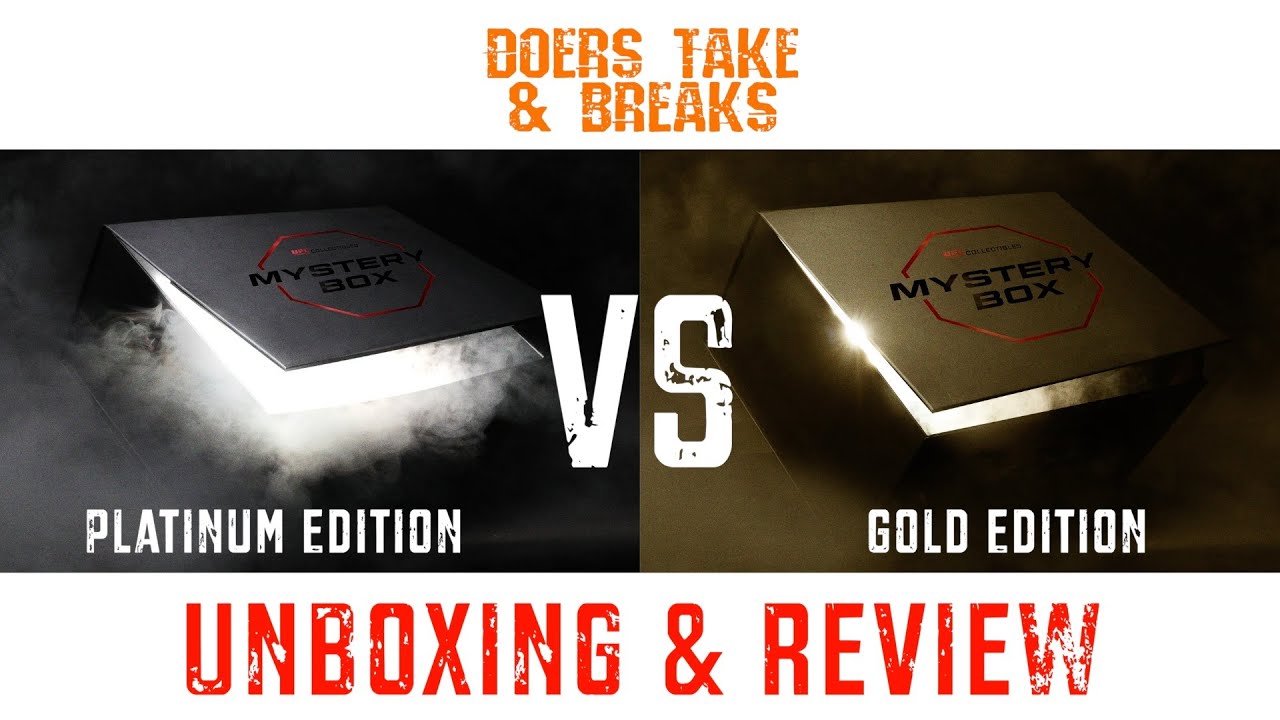 Platinum & Gold Edition UFC Mystery Box - Unboxing & Review - YouTube