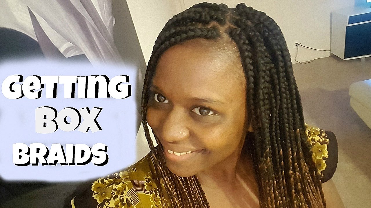Getting Box Braids Youtube