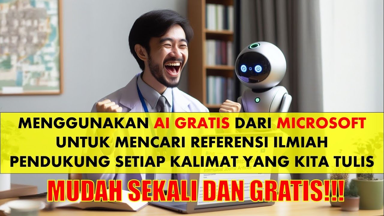 AI Gratis dari Microsoft untuk Menemukan Referensi Ilmiah dari Setiap Kalimat Kita - YouTube