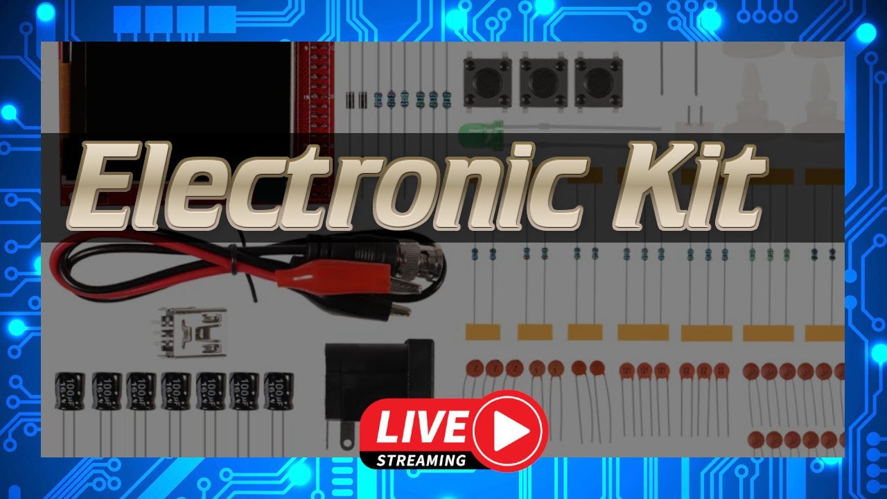 DIY Oscilloscope Kit | Electronics Kit Assembly Livestream - YouTube