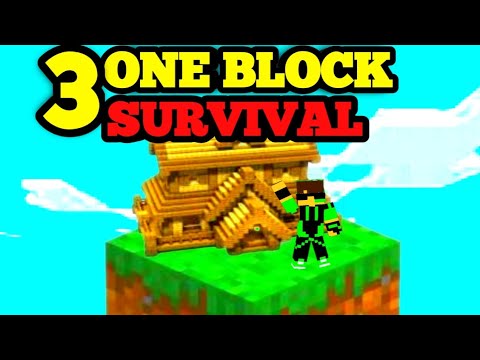 I Built My First House For My Subscribers In One Block Survival With ...
