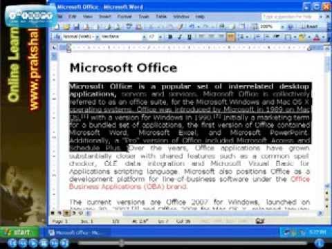 CCC MSWord Edit Menu @jaysnpatel