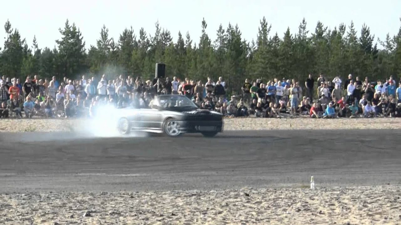 E30 cabrio S38 turbo - YouTube