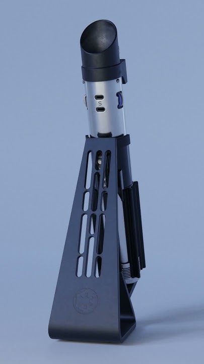 Darth Vader Empire Strikes Back Lightsaber made with Blender 4.3 - YouTube
