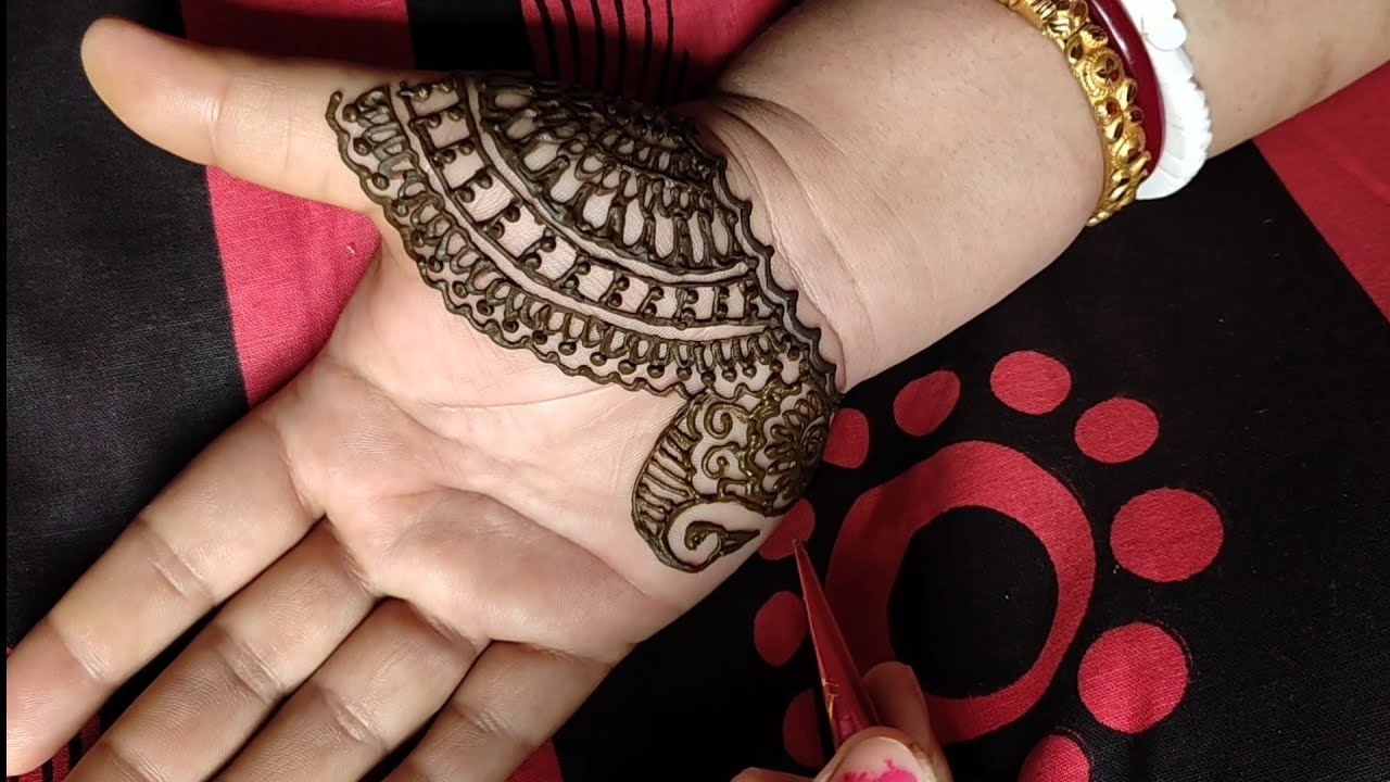 Beautiful mehndi design / mehndi - YouTube