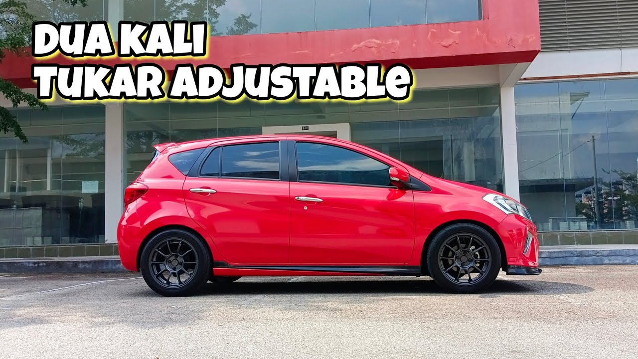 Myvi gen3 upgrade adjustable HWL - YouTube