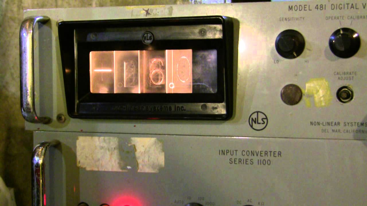 NLS Model 481 Voltmeter - YouTube