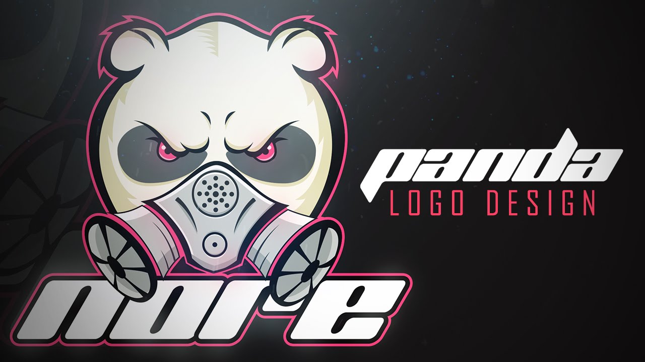 Speed Art | Panda eSports Logo Illustration - YouTube