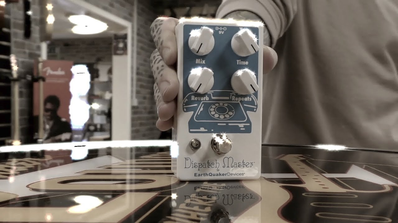 EarthQuaker Devices - Dispatch Master V3 Reverb/Delay - YouTube