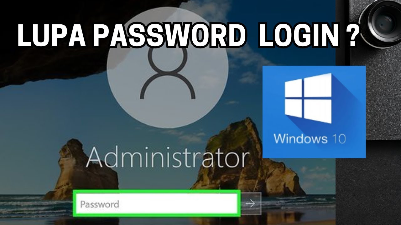 Lupa Password Laptop Windows 10 - YouTube