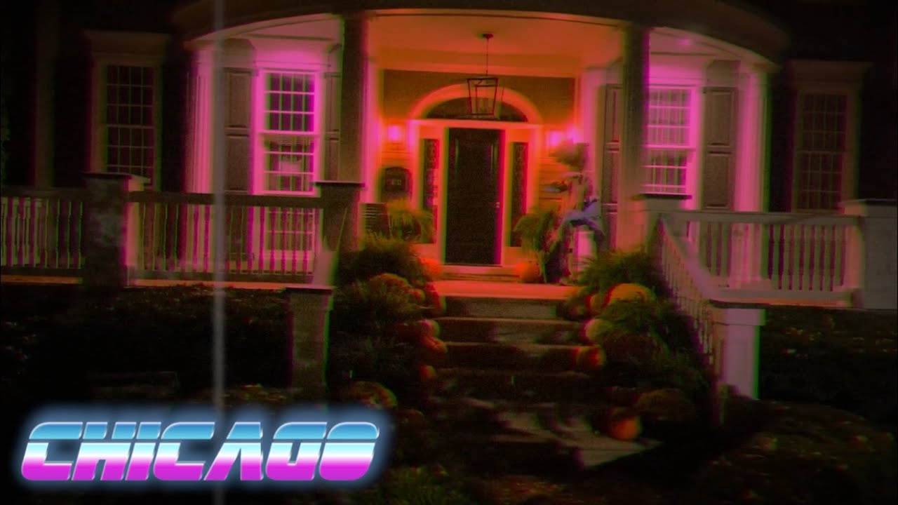 Vaporwave Night Walk: Halloween in Uptown Chicago Neighborhoods - YouTube