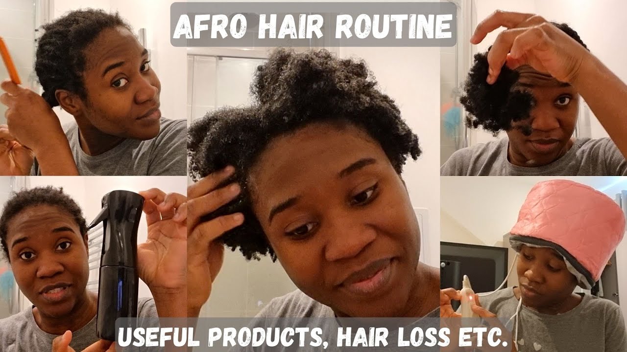 AFRO HAIR CARE ROUTINE + MY NATURAL HAIR CHALLENGES + SOME HELPFUL ...