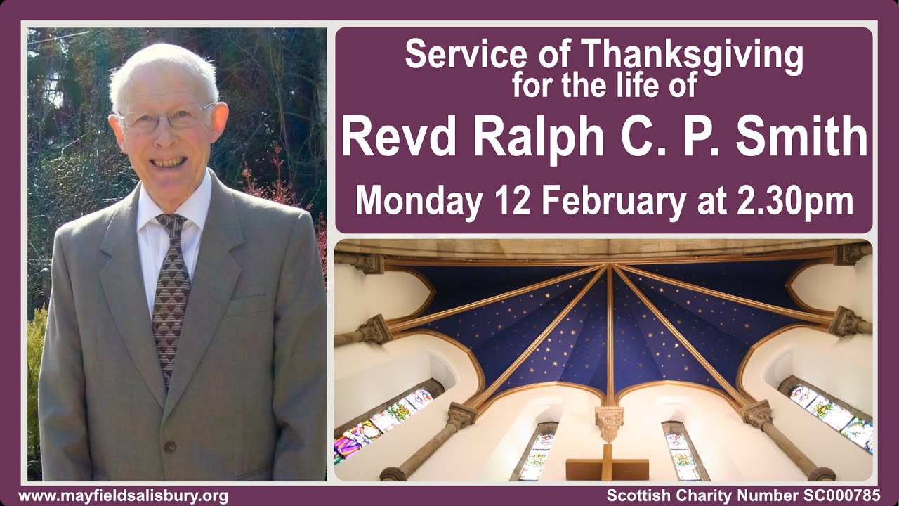 Revd Ralph C. P. Smith - Service of Thanksgiving - YouTube