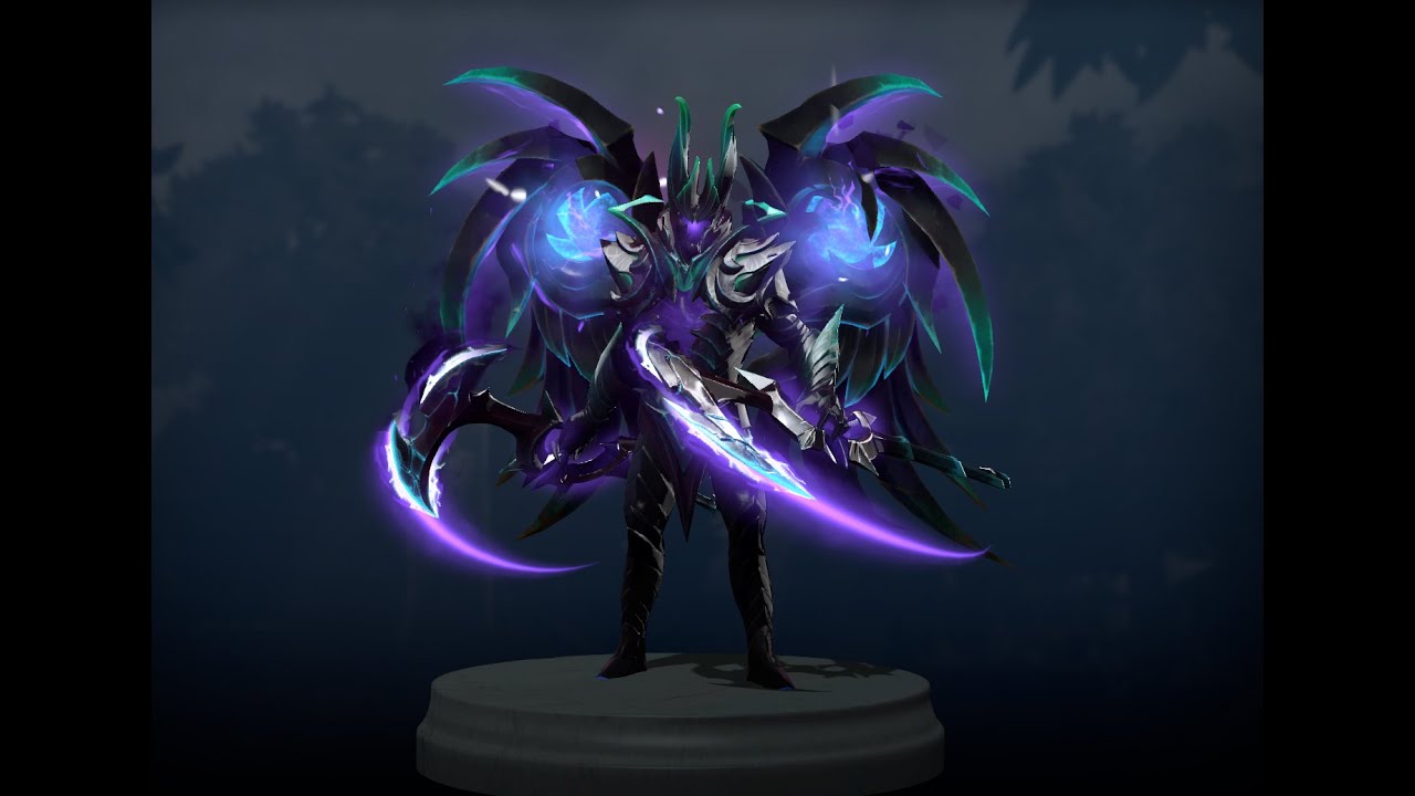 Terrorblade Arcana - Legacy (64, 36, 126) Prismatic Gem - YouTube