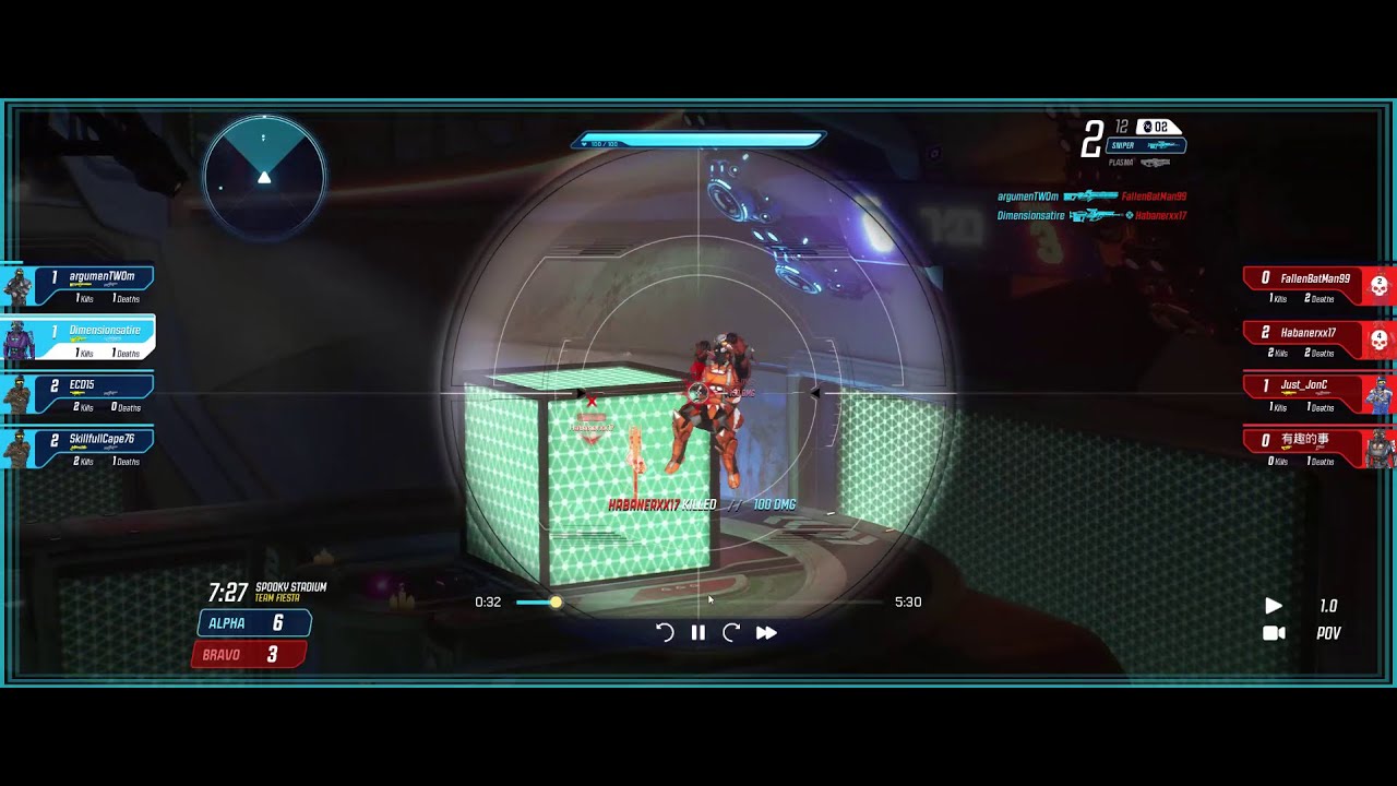 Splitgate replay ( Dimensionsatire 's view ) - YouTube