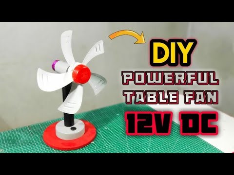 diy mini cooler DC motor •Dc motor fan project •cardboard fan easy ...
