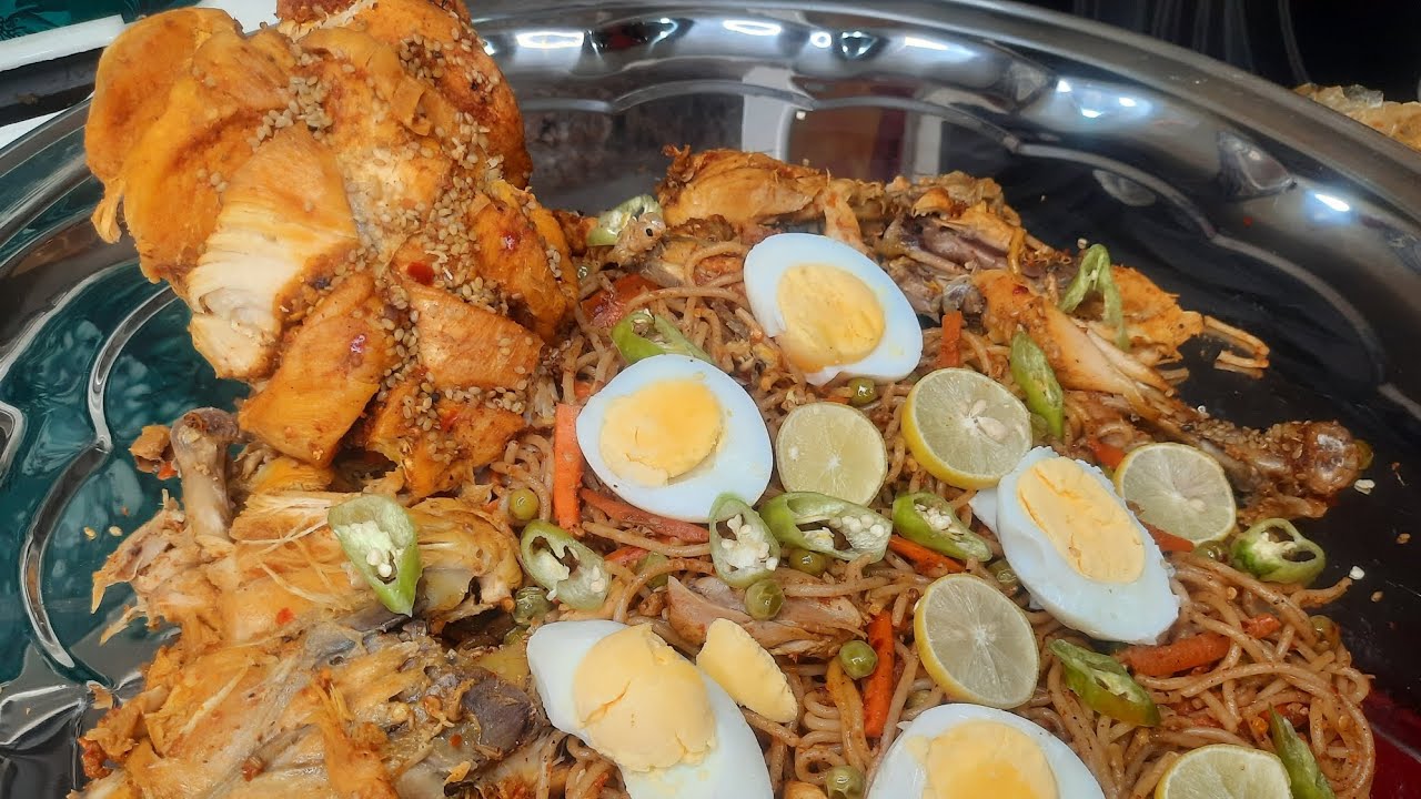 Chowmin broast platter | easy and unique recipe - YouTube