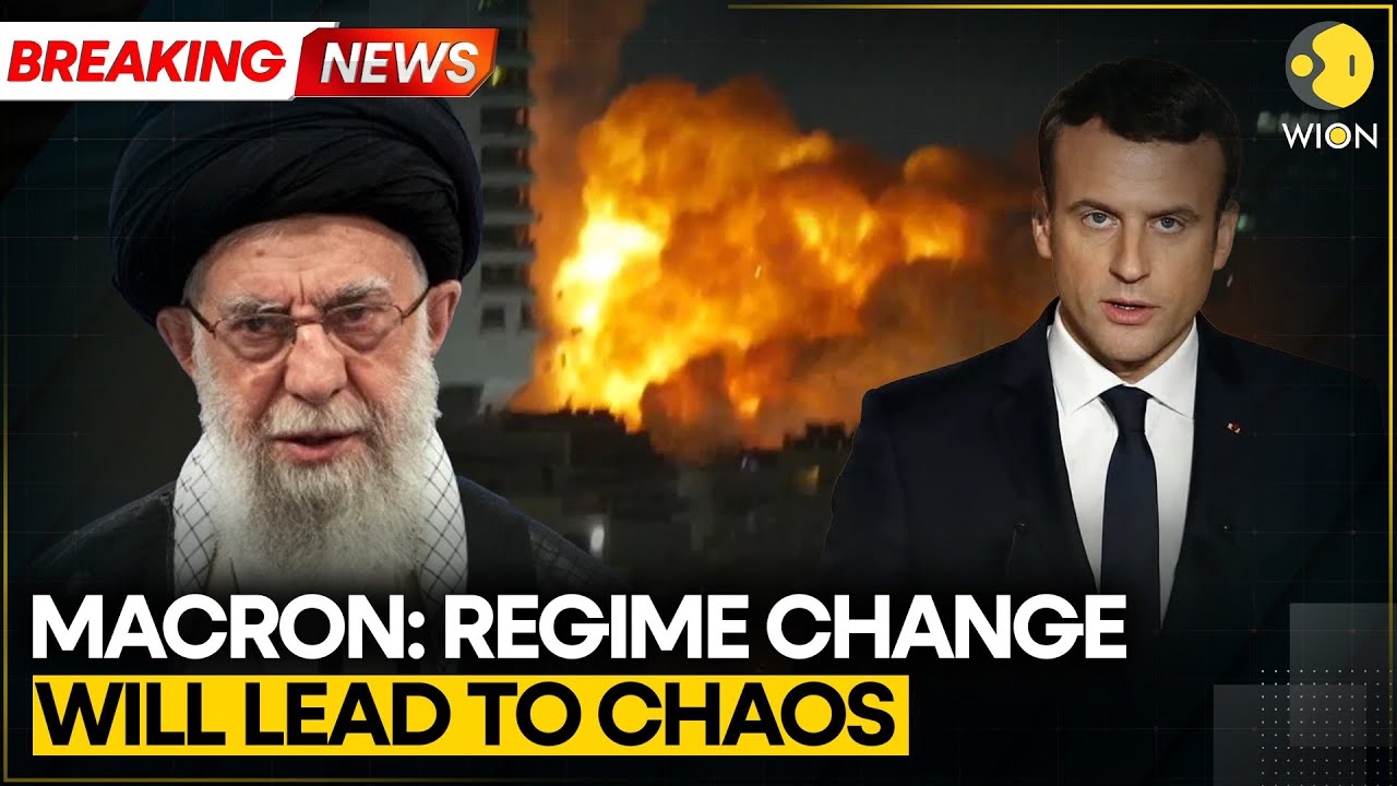 Israel-Iran War: Macron Warns Attempt At Regime Change In Tehran Would ...