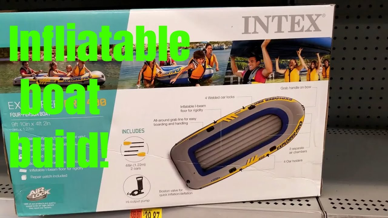 inflatable boat build part 1 - YouTube