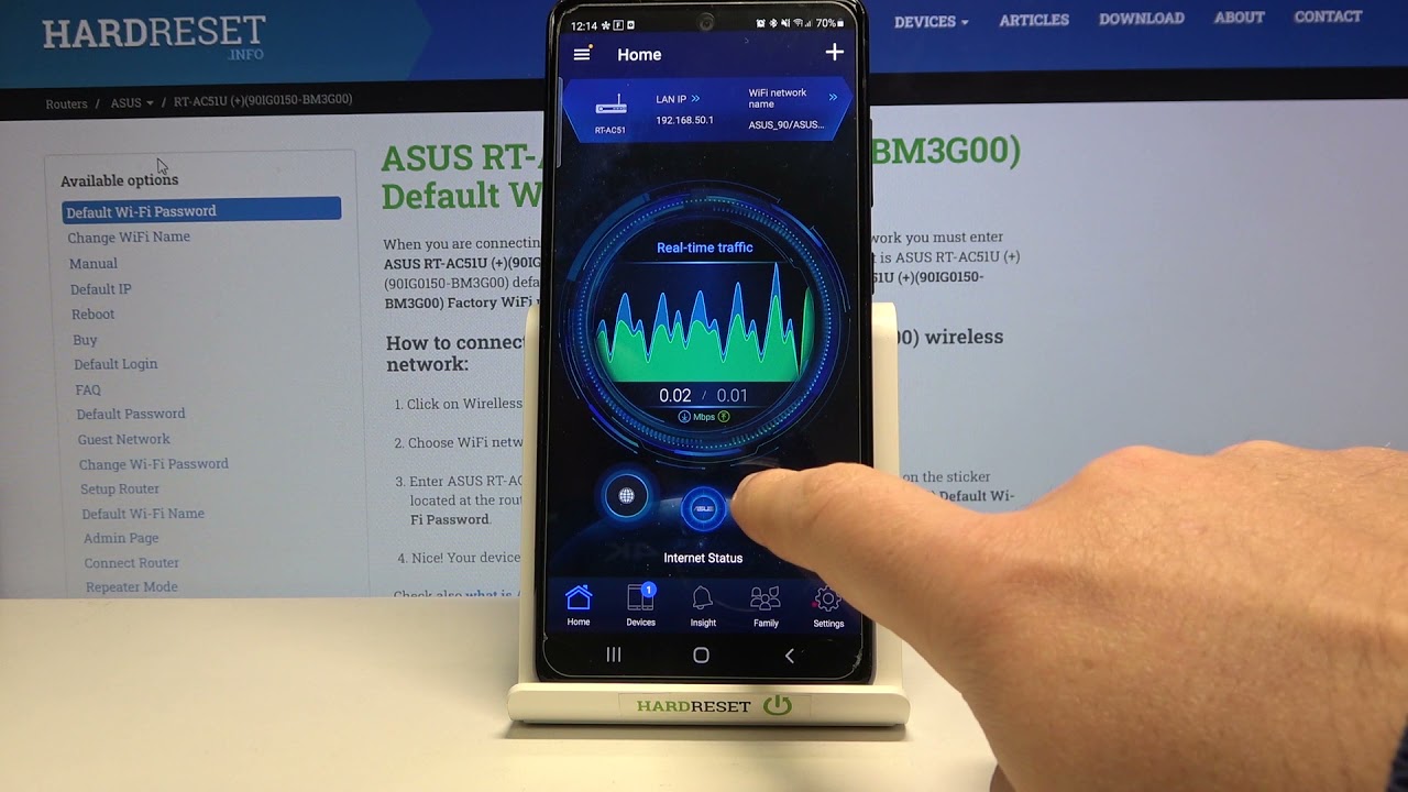 How to Change WiFi Name on ASUS RT-AC51 Router - How to Set New SSID on ...