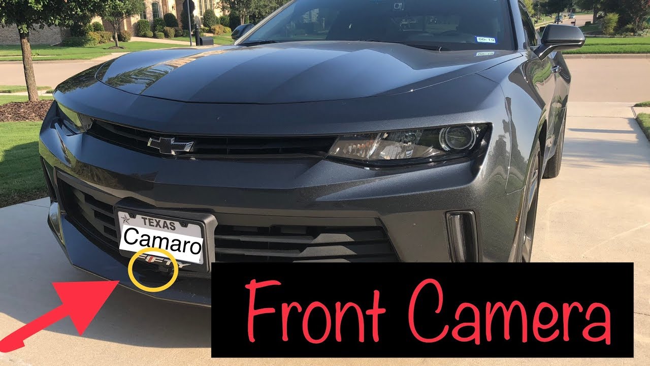 Camaro Front Facing Parking Camera - YouTube
