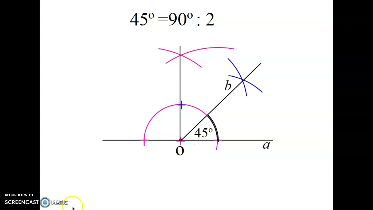 Konstrukcija ugla od 45 stepeni - YouTube