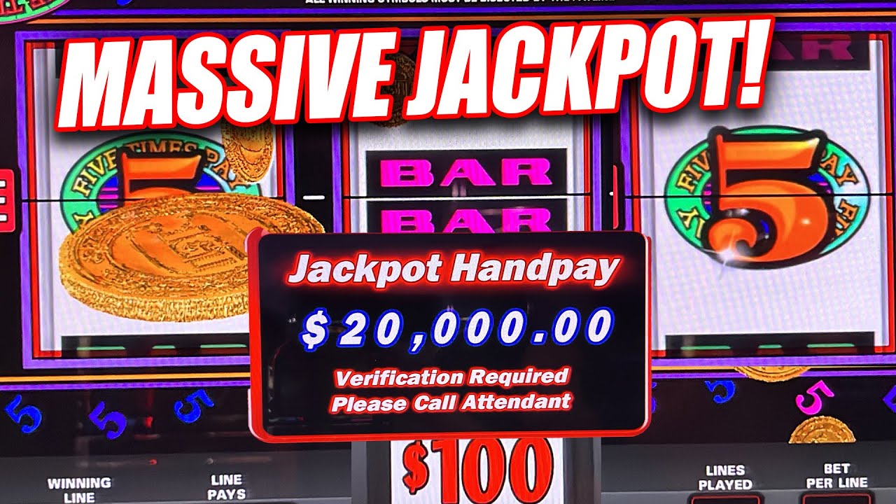 FINALLY A MASSIVE JACKPOT WIN ★ 5 TIMES PAY ★ HIGH LIMIT ROOM CASINO ...