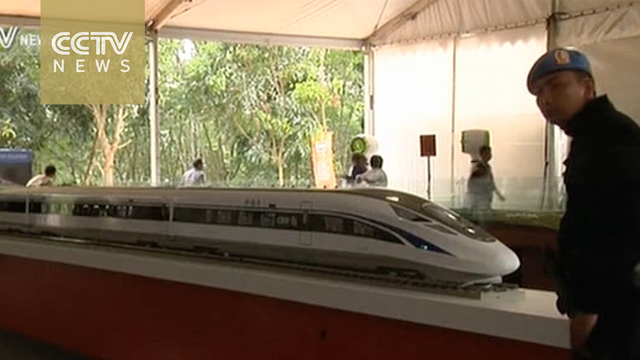 Indonesia’s first bullet train construction kicks off - YouTube