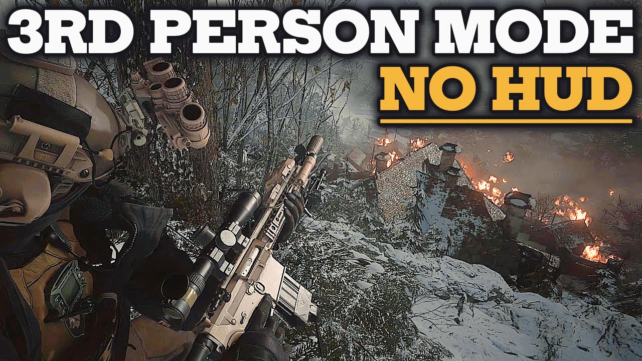 CHRIS REDFIELD 3RD PERSON MODE NO HUD IMMERISON GAMEPLAY | RE8 Village ...