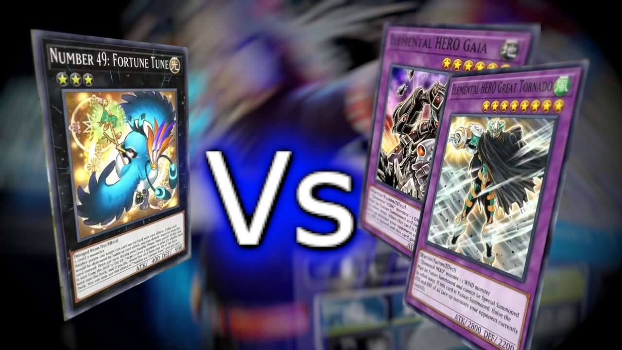 Number 49 Fortune Tune Vs Elemental Heroes - Yugioh Master Duel - YouTube