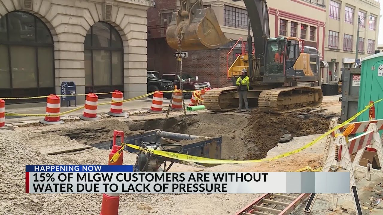Tuesday update on MLGW water outage - YouTube