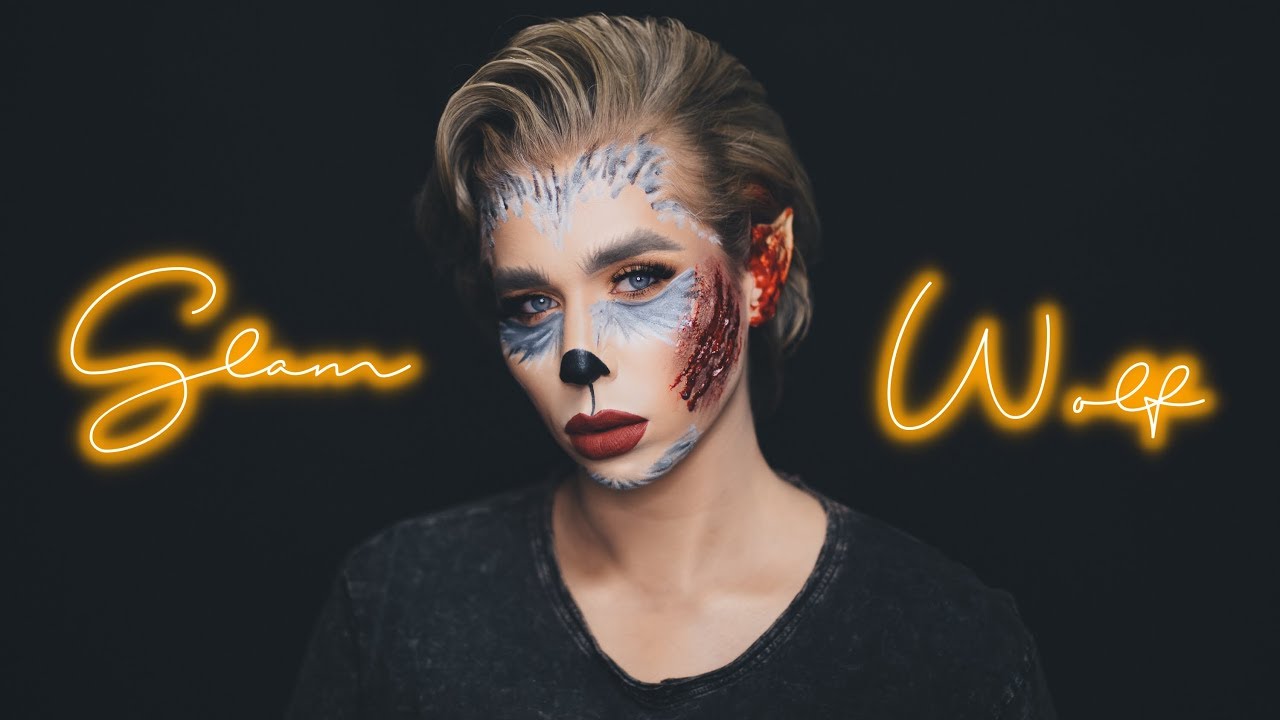 GLAM WOLF | Halloween Makeup Tutorial 2018 - YouTube