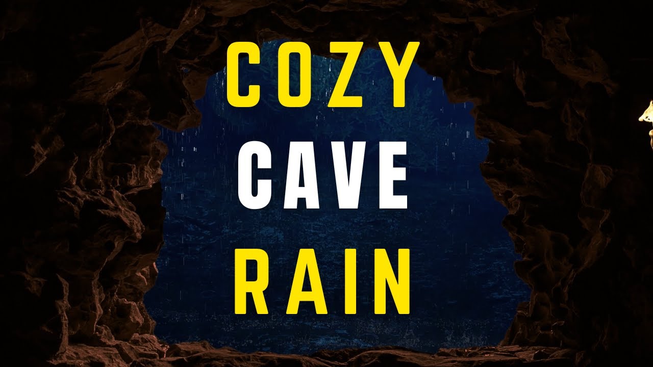Cozy Cave Oasis with Steady Rain for ULTIMATE Relaxation - YouTube