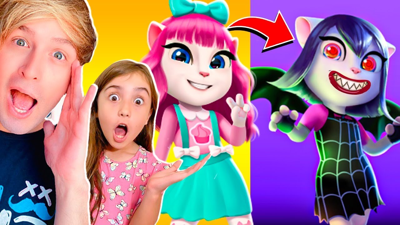ANGELA ASSUSTADORA! O HALLOWEEN CHEGOU no MY TALKING ANGELA 2! - YouTube