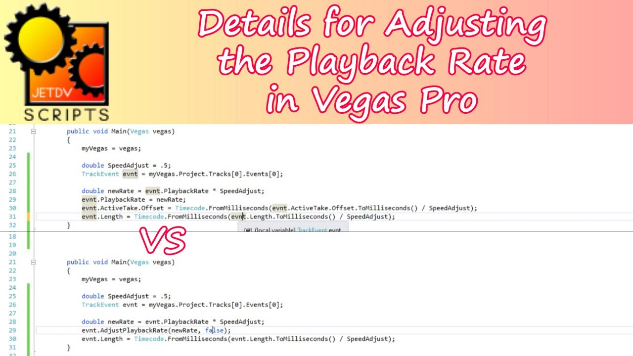 Details for Adjusting the Playback Rate in Vegas Pro - YouTube